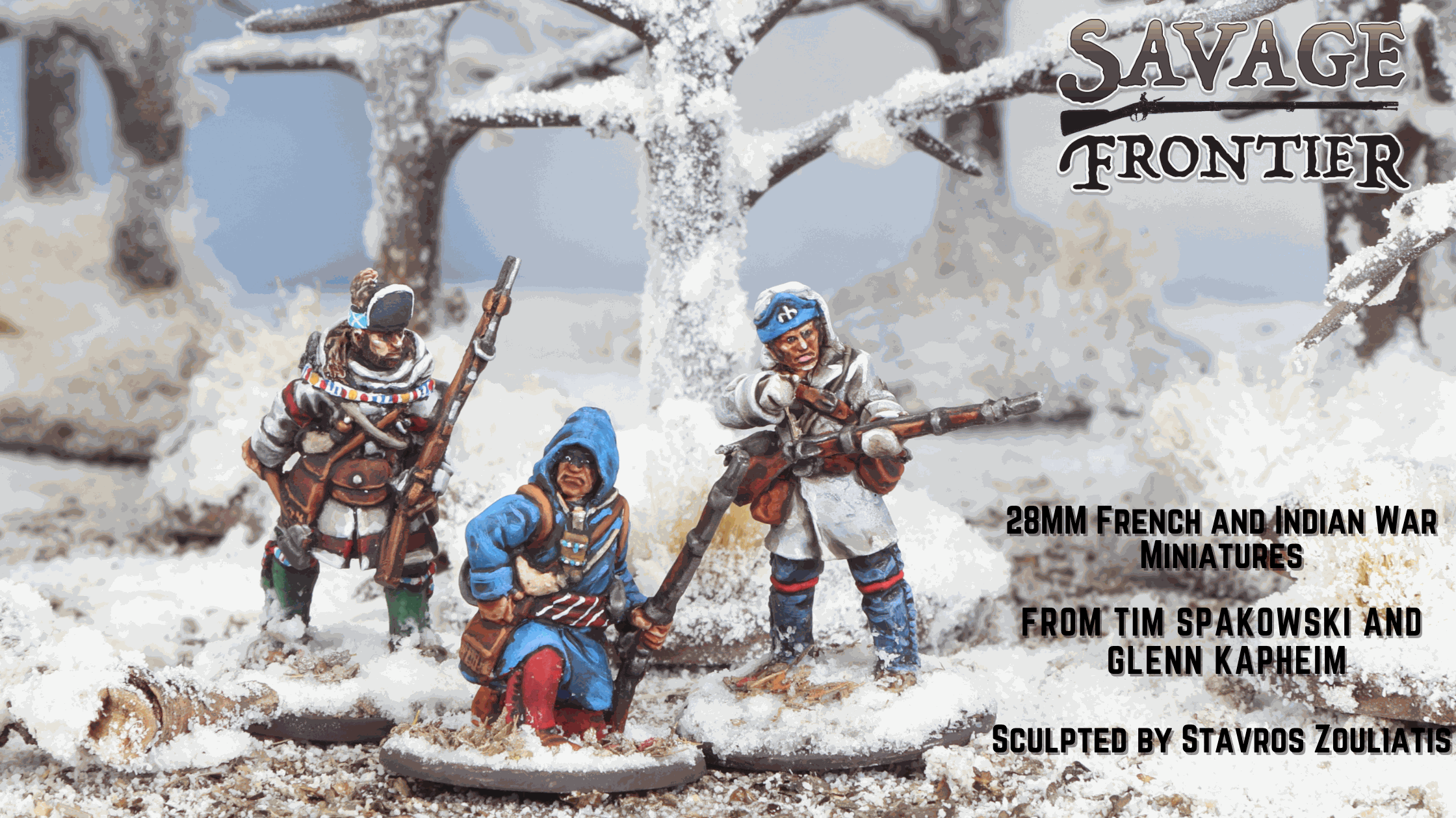 Savage Frontier 28mm French and Indian War Miniatures | Snowy ...
