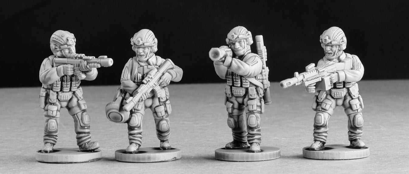 28mm Modern Special Forces - 3D Printed Miniatures for Wargaming ...