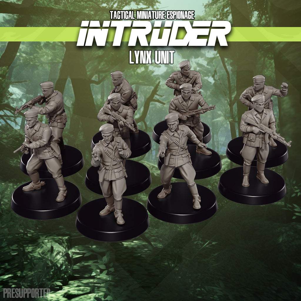 32mm Lynx Unit - Set of Eight Resin Printed Miniatures for Tabletop ...