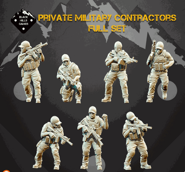 28mm Modern PMC Full Set with 7 Detailed Resin Models – Special Artizan ...