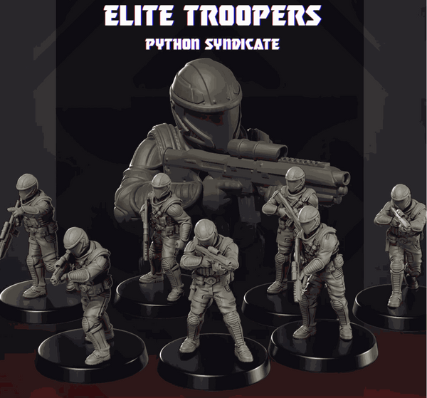 32mm Python Elites - Resin Printed Miniatures Set – Special Artizan ...